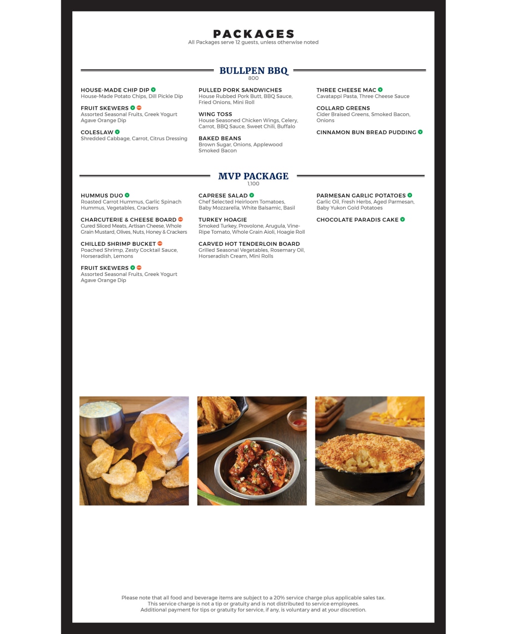 Catering - Suites | Tampa Bay Rays