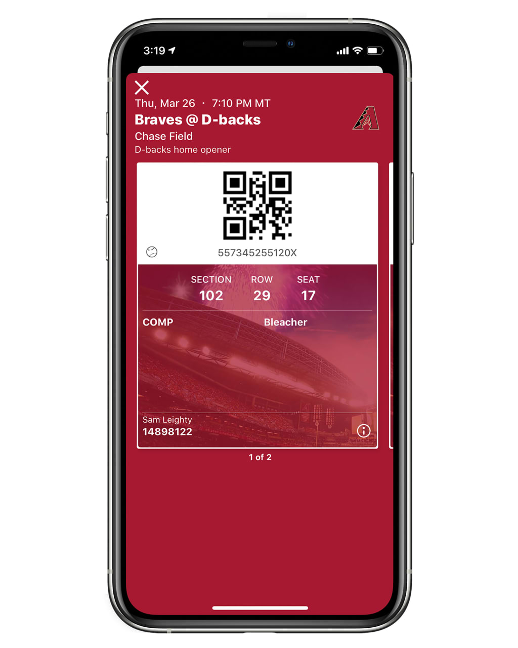 MLB Ballpark app | Arizona Diamondbacks