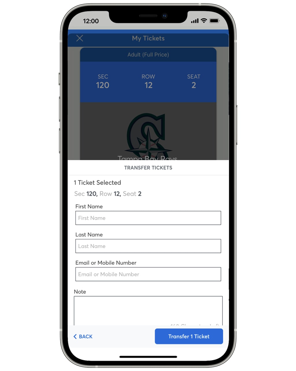 Transferring Tickets Season Tickets Seattle Mariners
