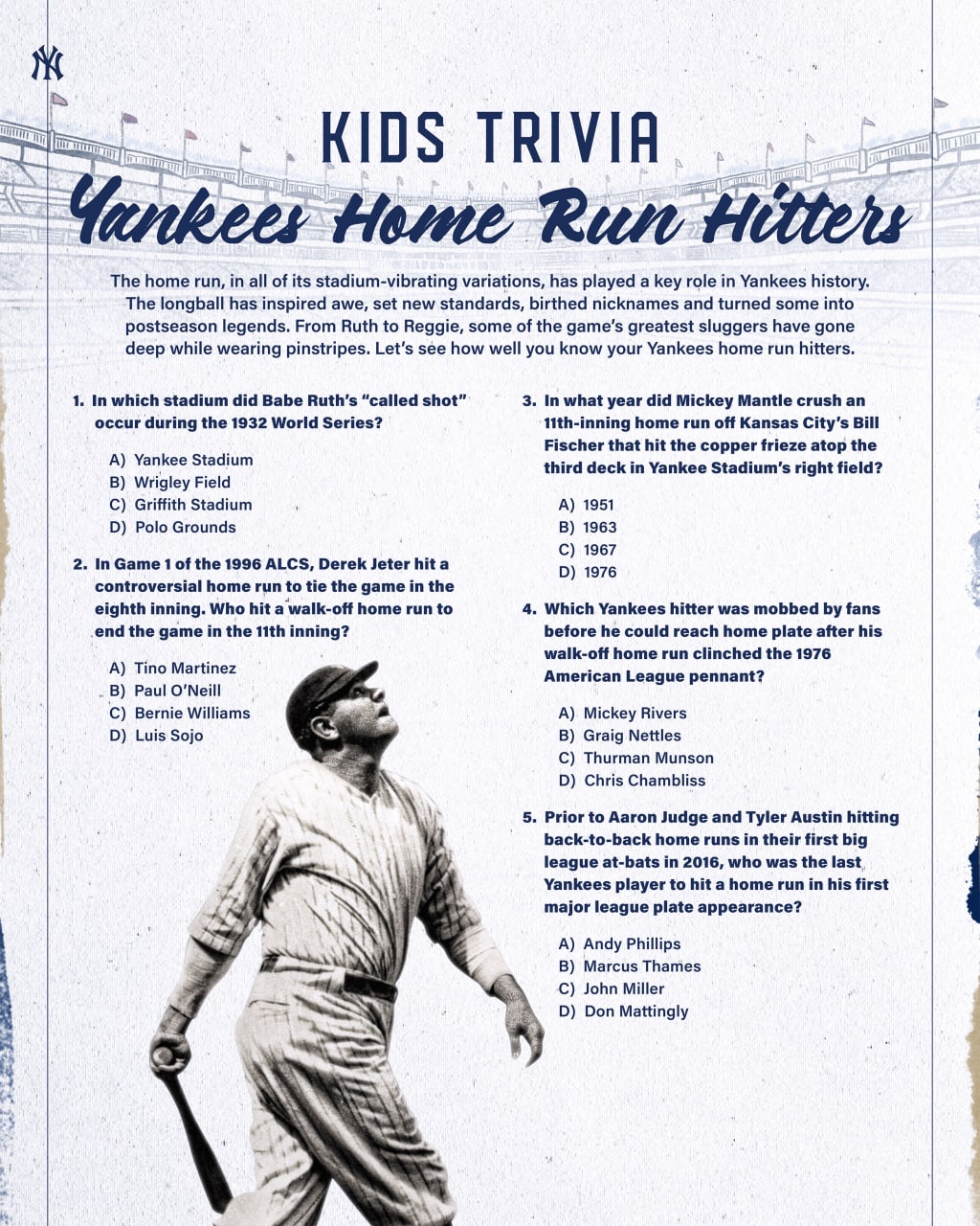 Kids Corner | New York Yankees