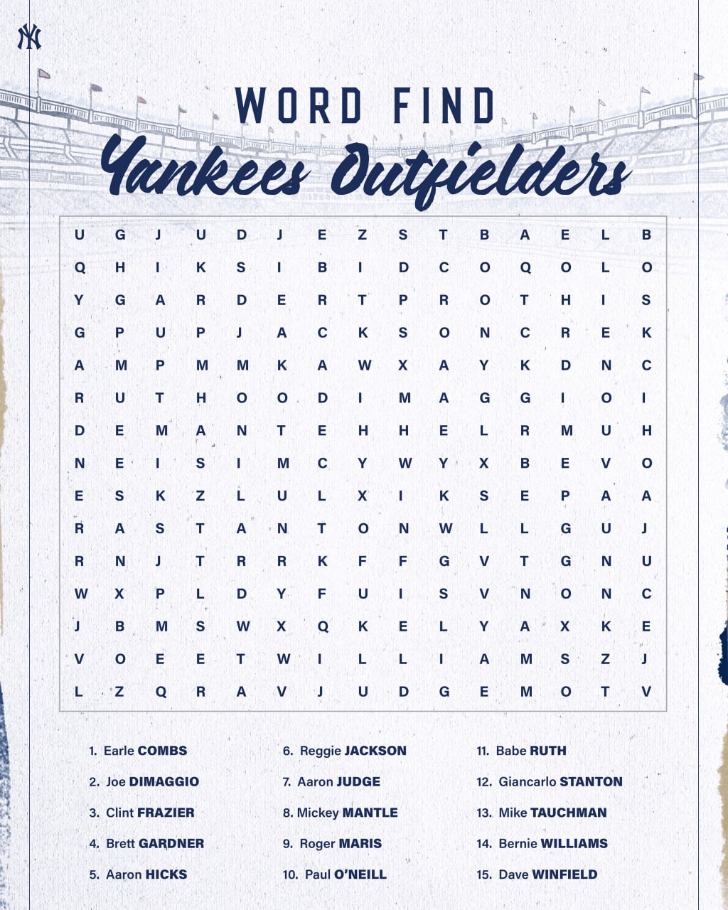 Kids Corner | New York Yankees