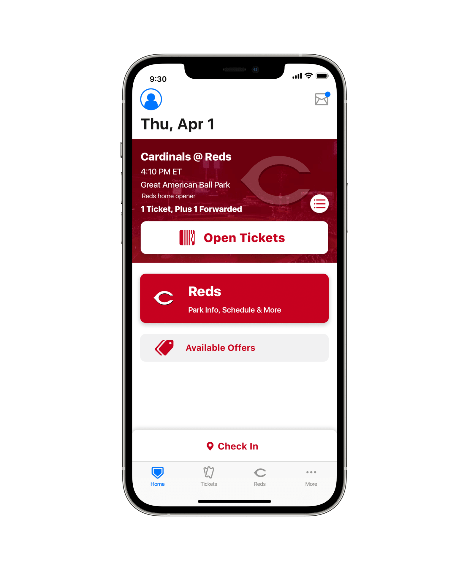 MLB Ballpark app | Cincinnati Reds
