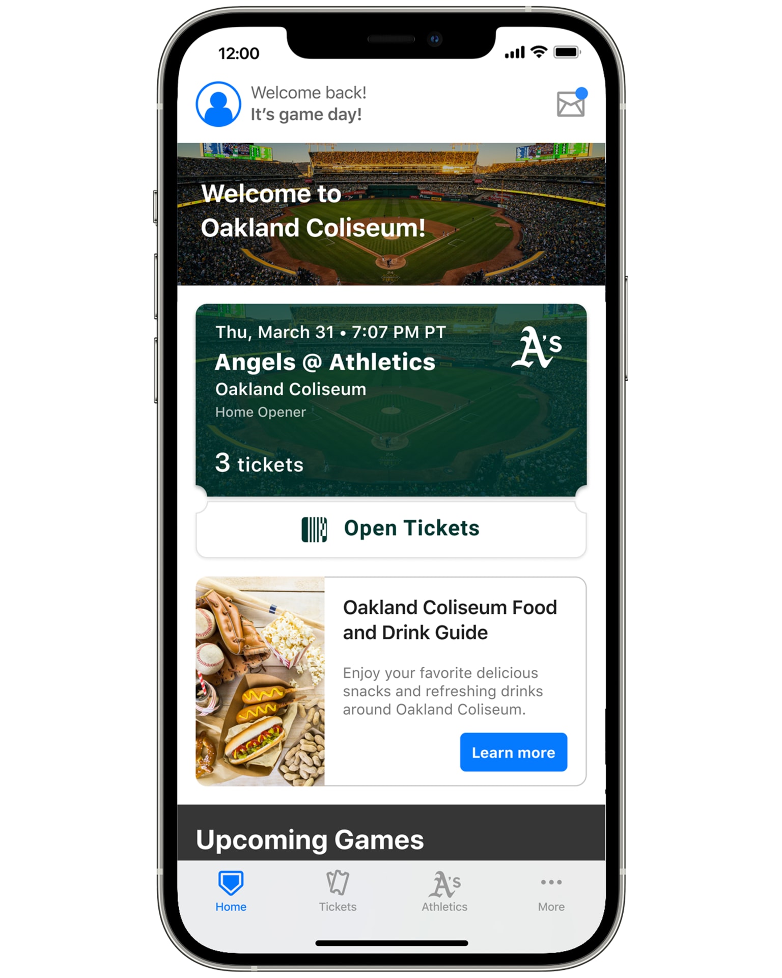 MLB Ballpark app | Oakland Athletics
