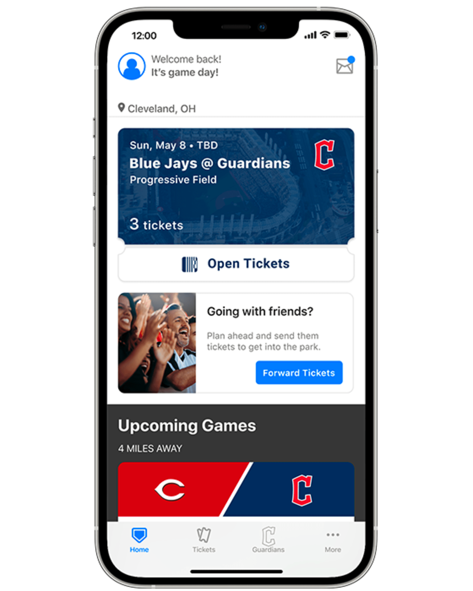 MLB Ballpark app | Cleveland Guardians