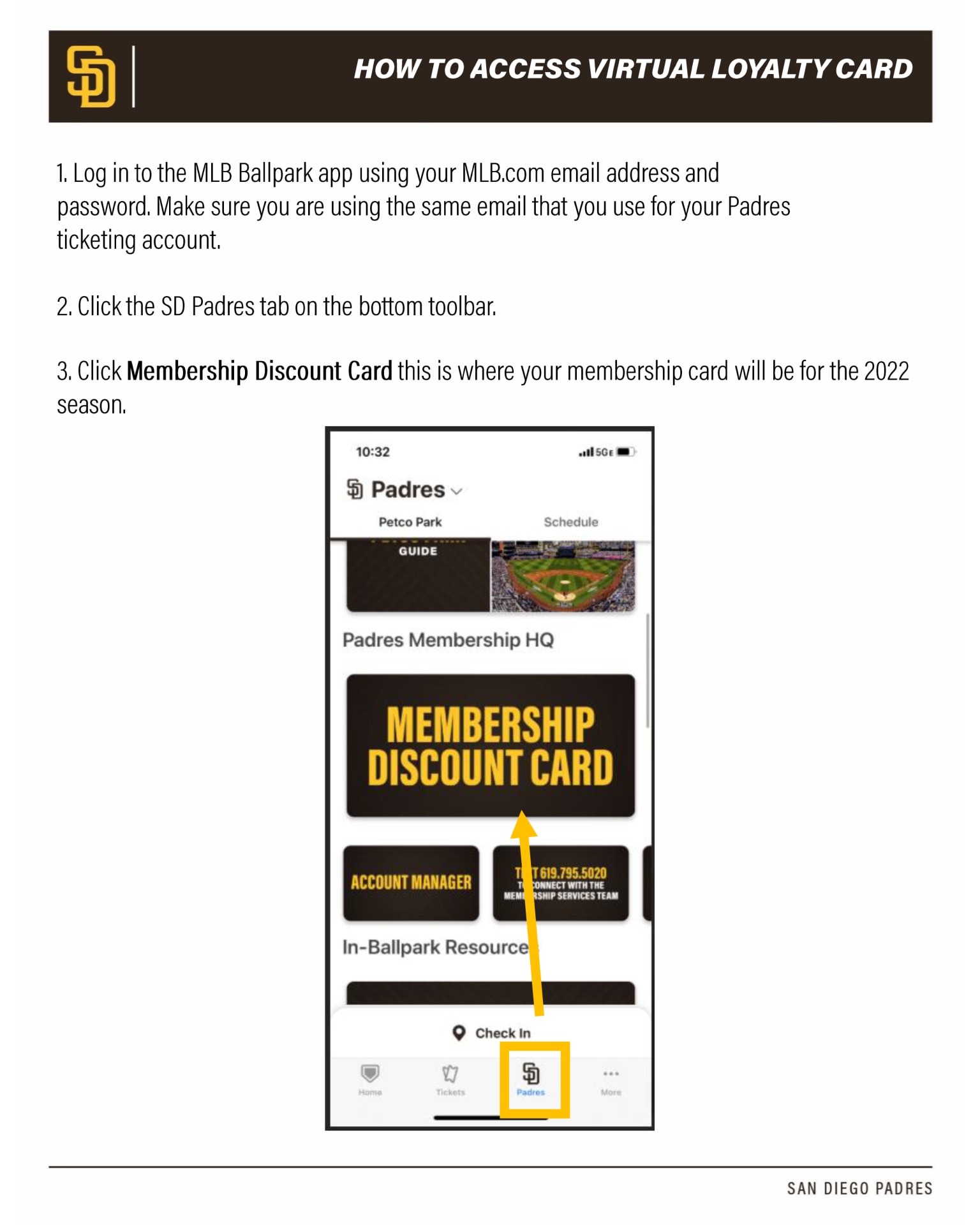 Digital Ticketing Guide | San Diego Padres