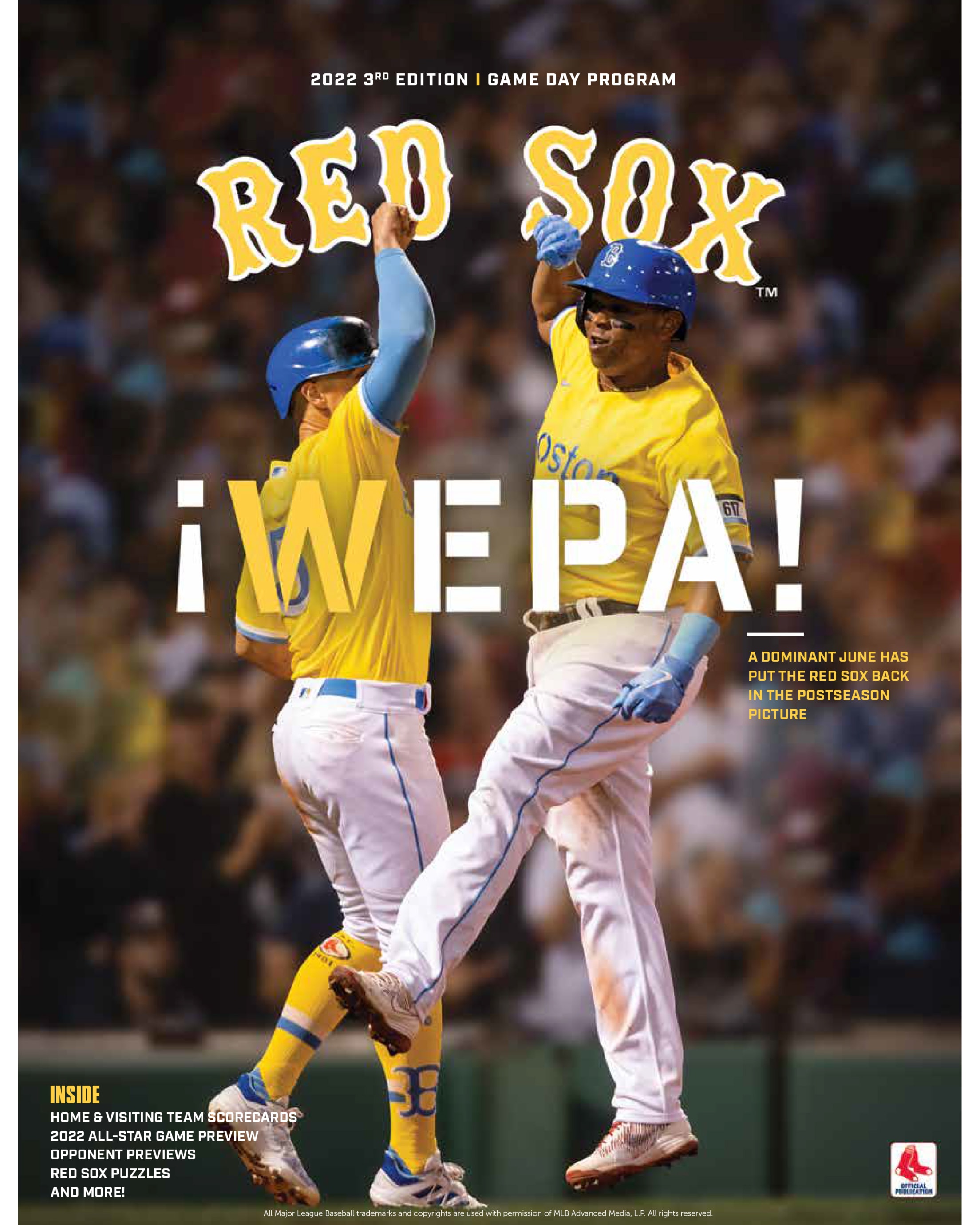 Red Sox Game Day Program | Boston Red Sox