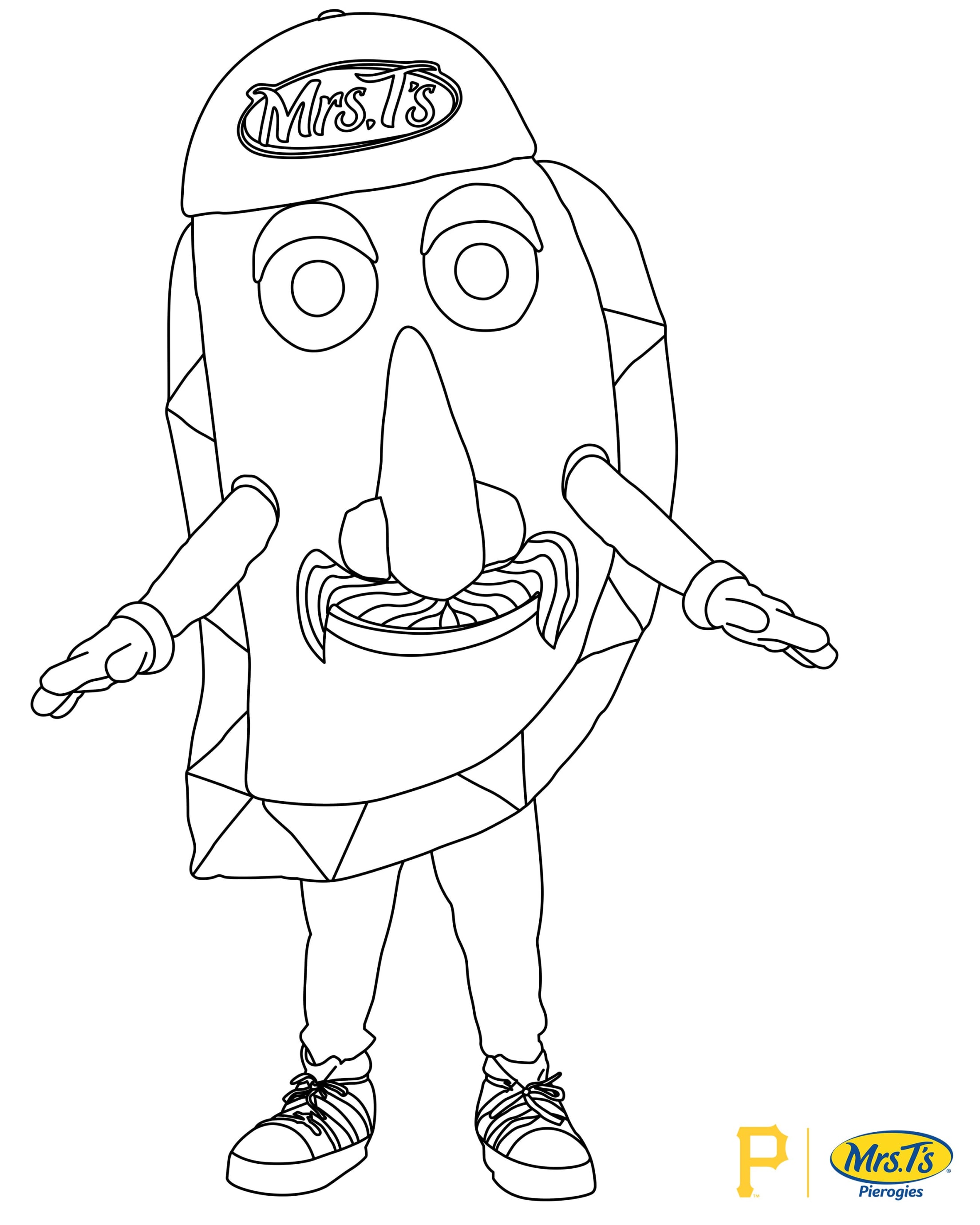 Pittsburg Pirate Coloring Pages
