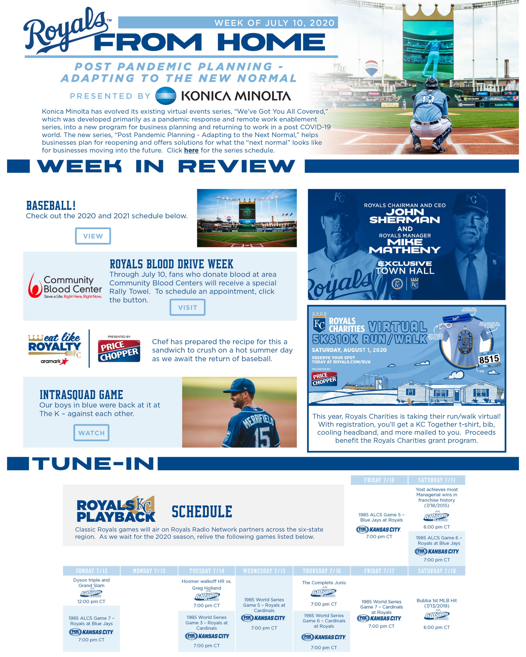Royals From Home Newsletters | Kansas City Royals