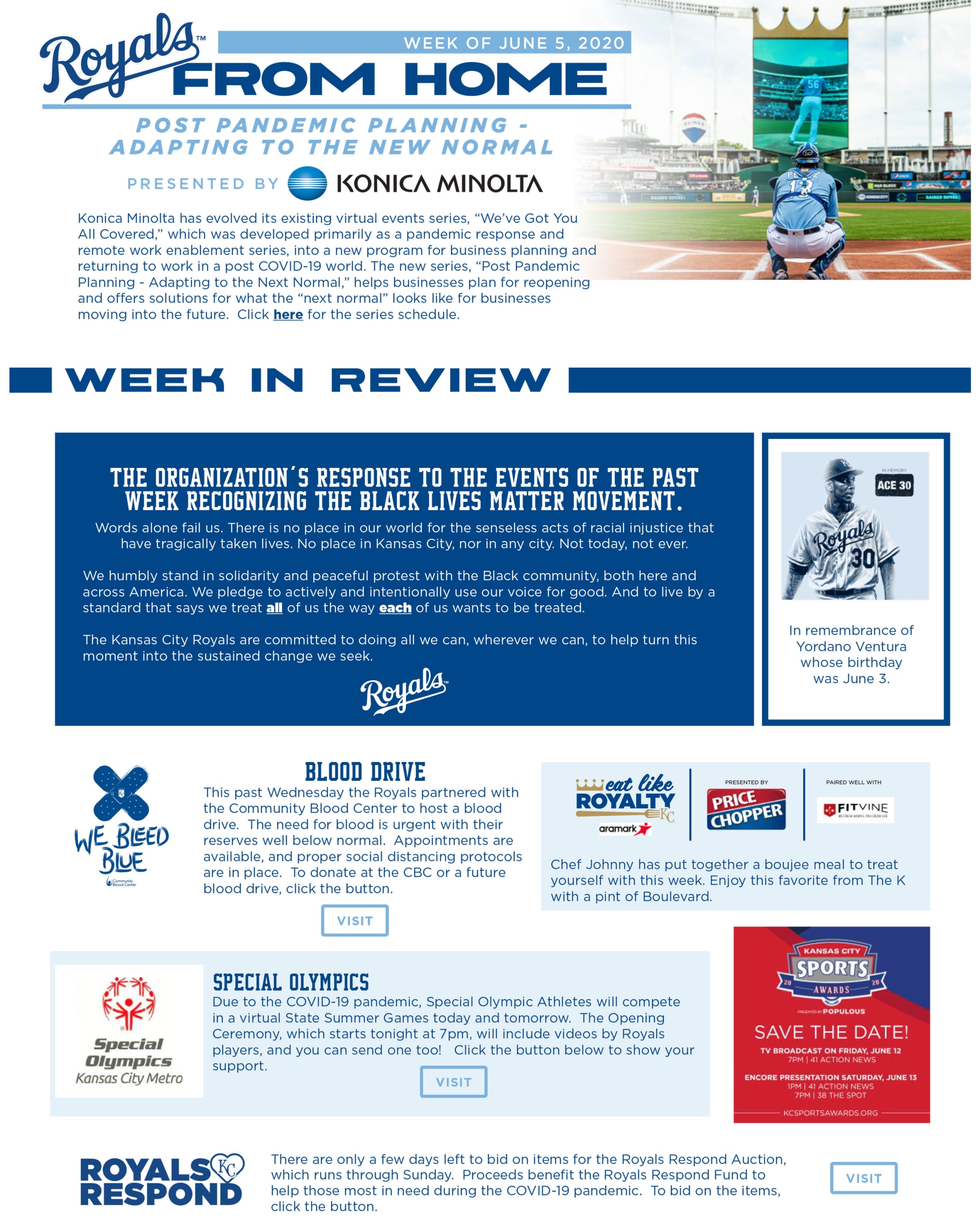 Royals From Home Newsletters | Kansas City Royals