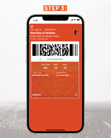 Digital Ticketing | Mobile | Tickets | Baltimore Orioles