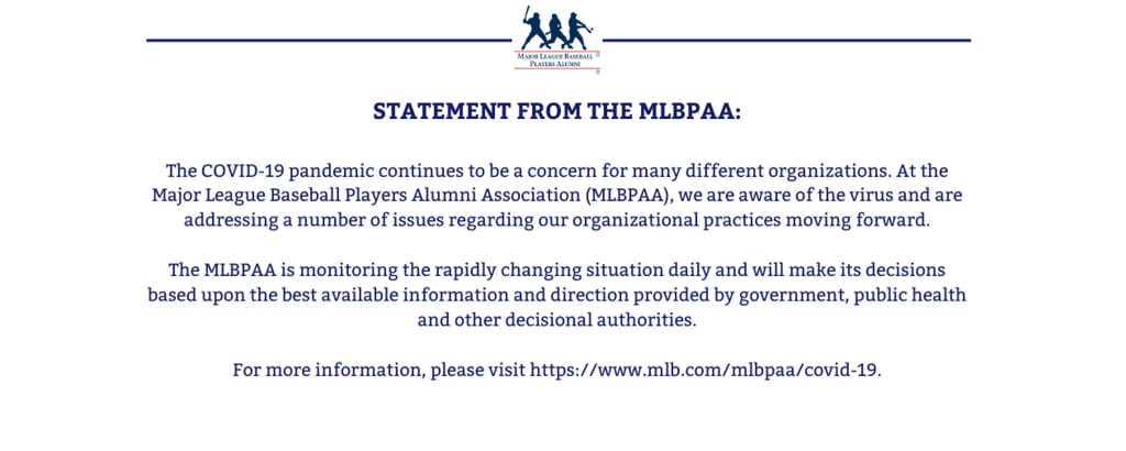 Major League Baseball Players Alumni Association | BaseballAlumni.com ...