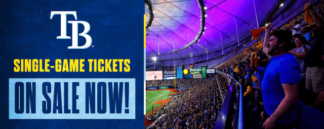 Rays Single Game Tickets | Tampa Bay Rays