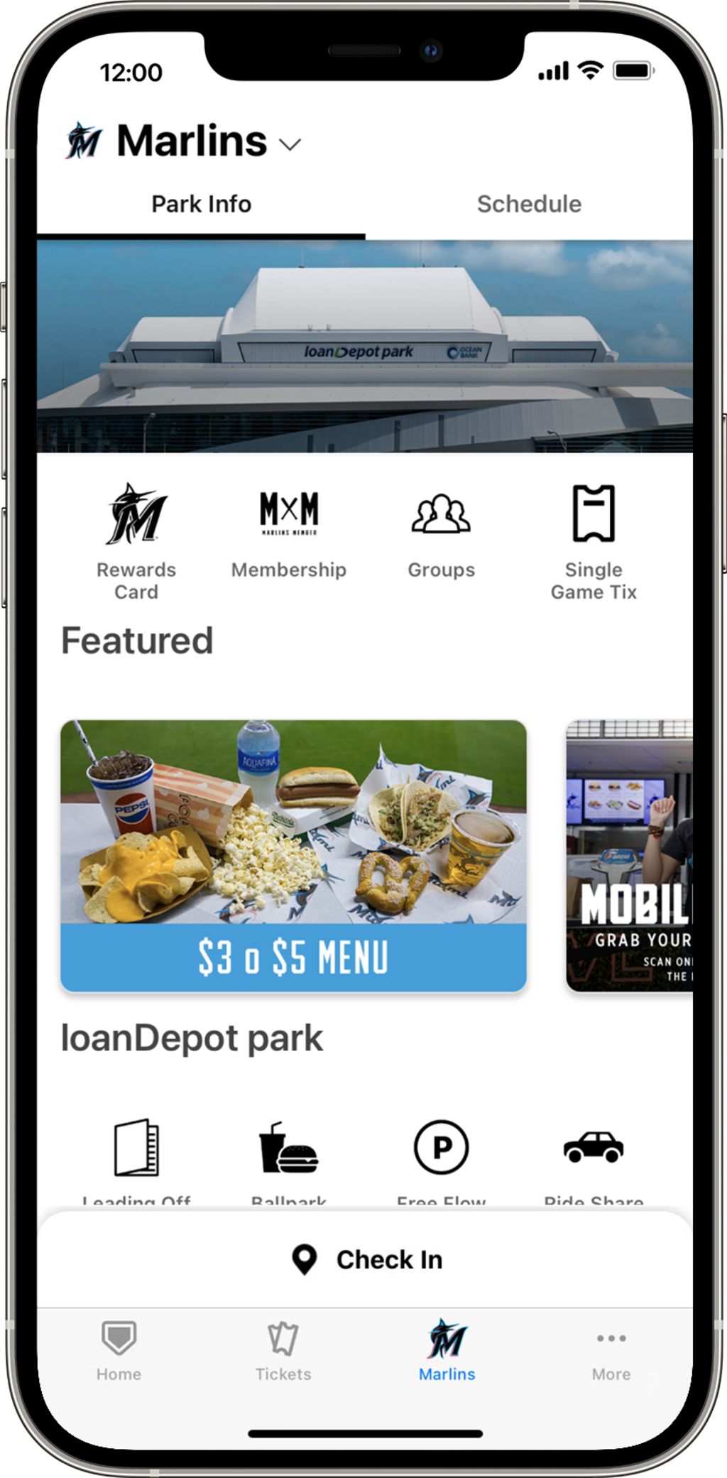 MLB Ballpark app | Miami Marlins