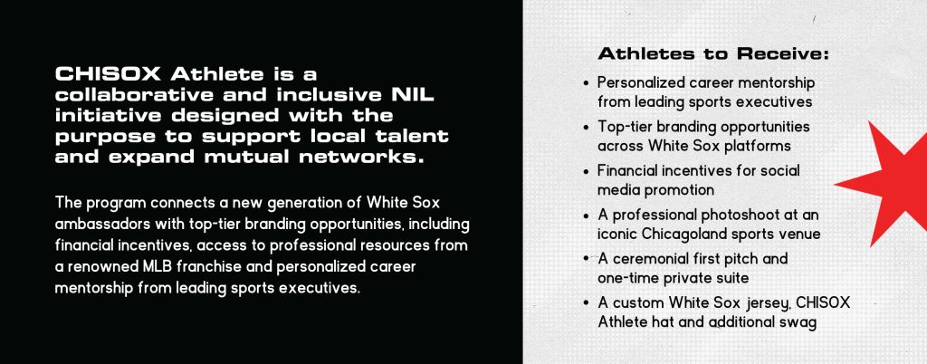 CHISOX Athlete | NIL Opportunities | Chicago White Sox