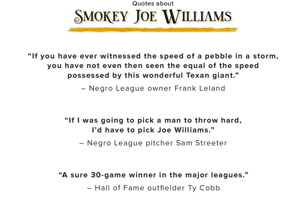 Smokey Joe Williams | MLB.com
