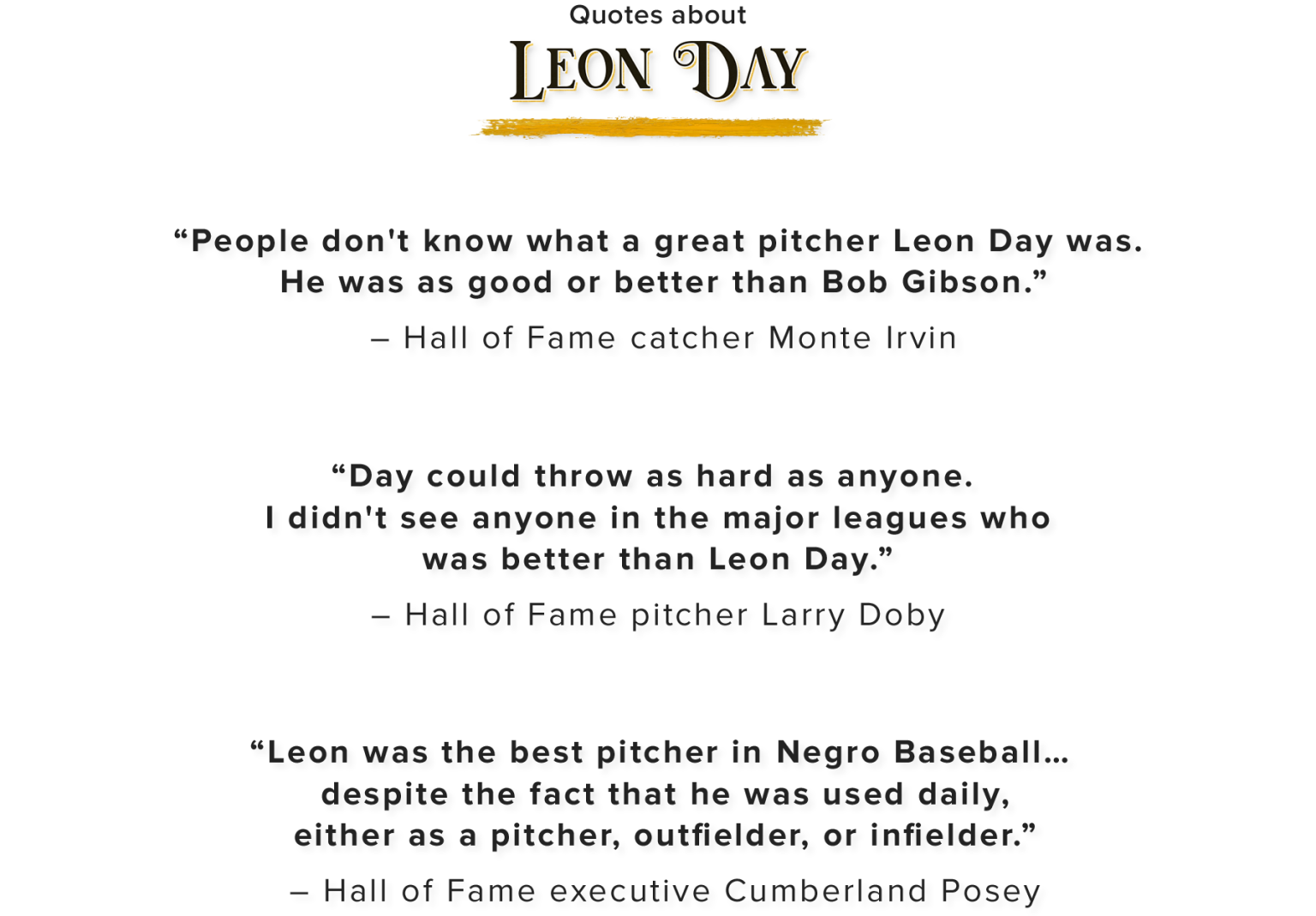 Leon Day | MLB.com