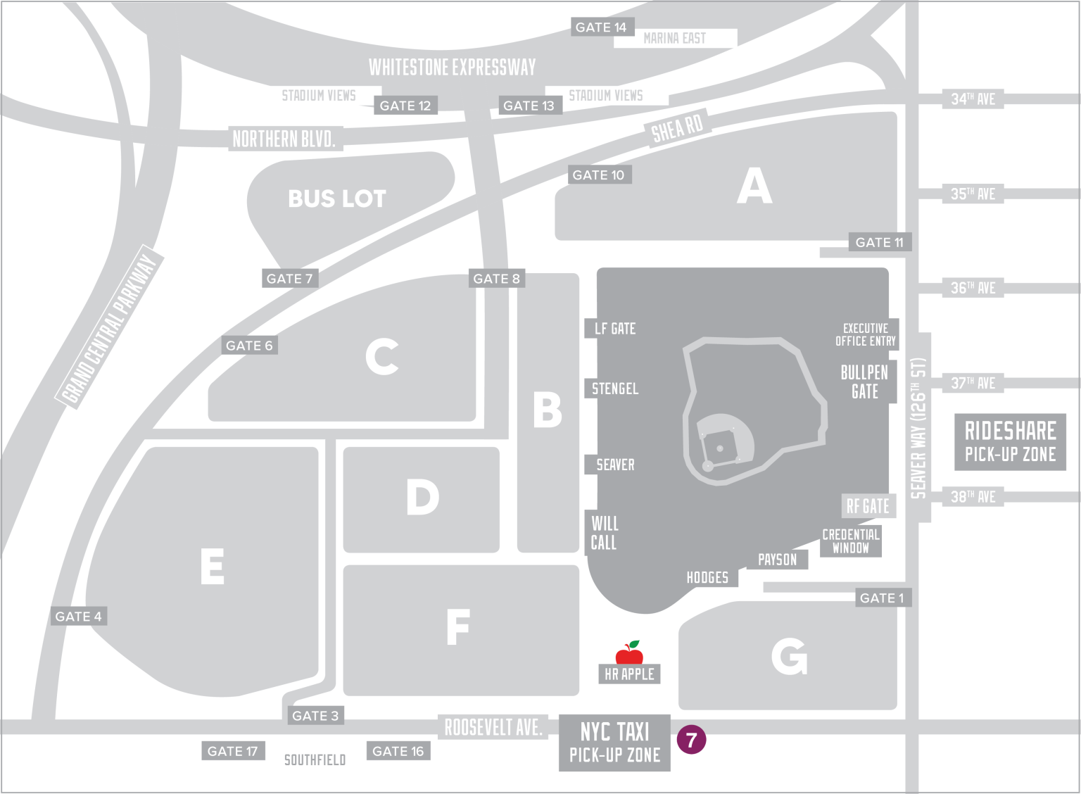 New York Mets | Citi Field Rideshare Information | New York Mets