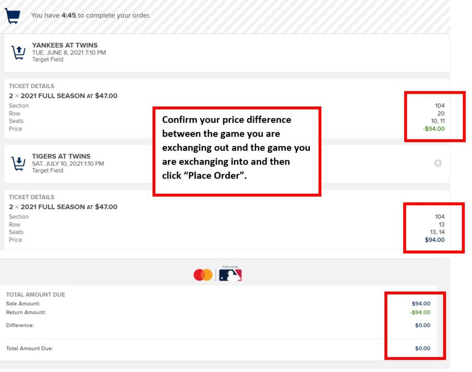 Ticket Exchanges | Minnesota Twins