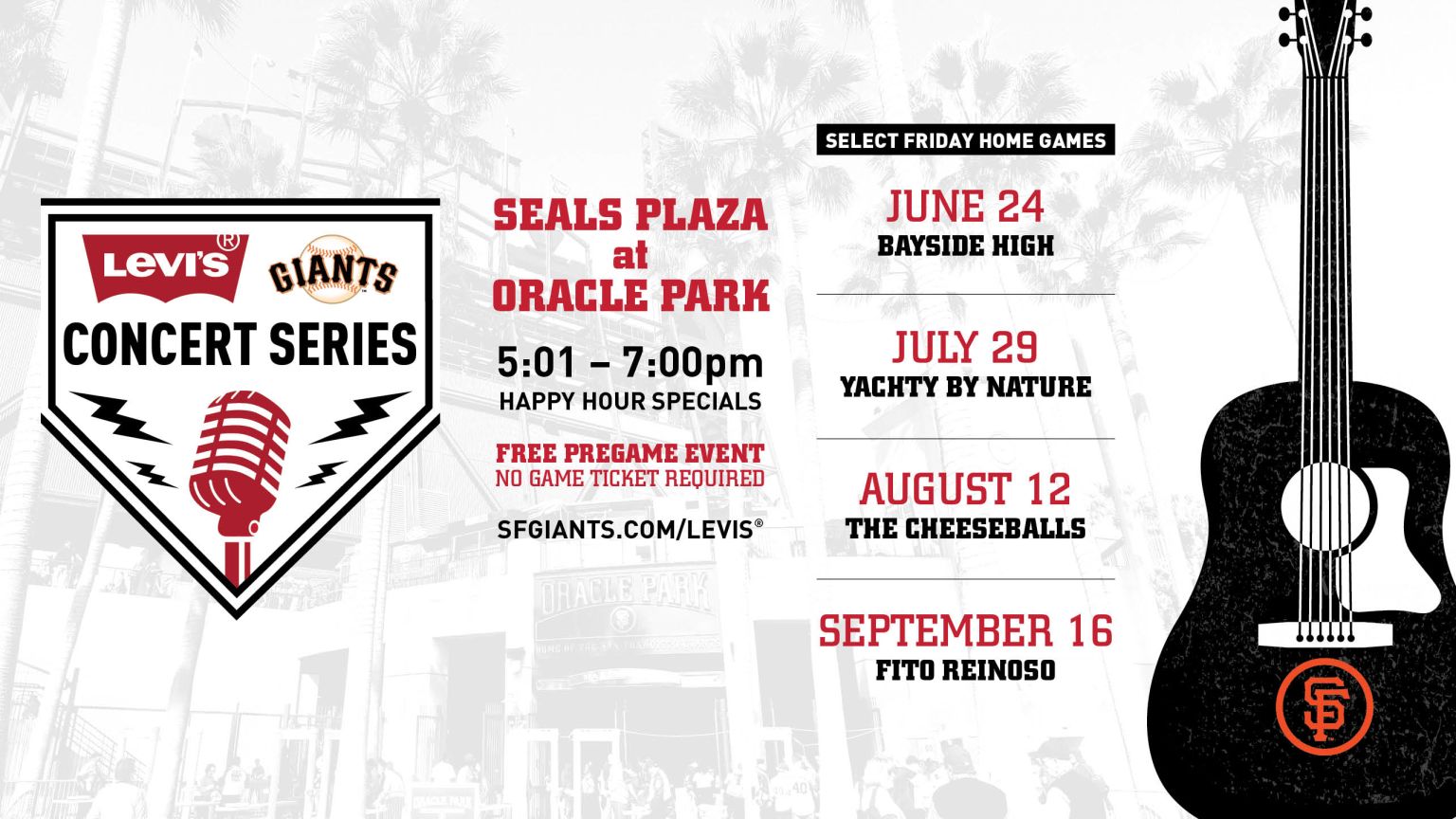 Oracle Park Events | San Francisco Giants