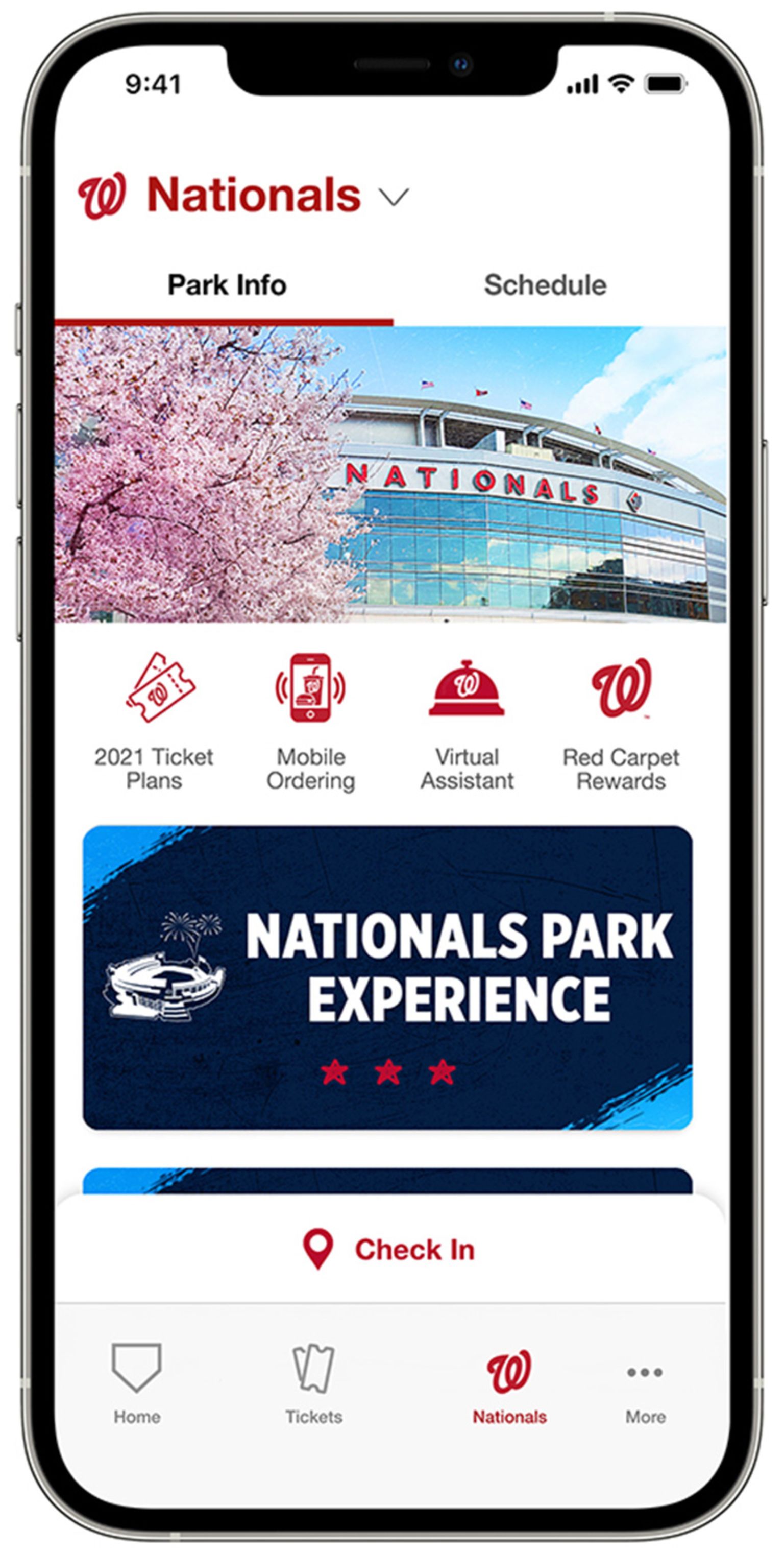 MLB Ballpark app | Washington Nationals