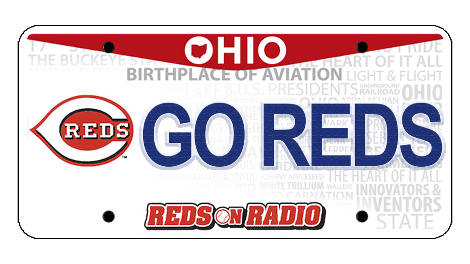 Reds in the Community - License Plates | Cincinnati Reds