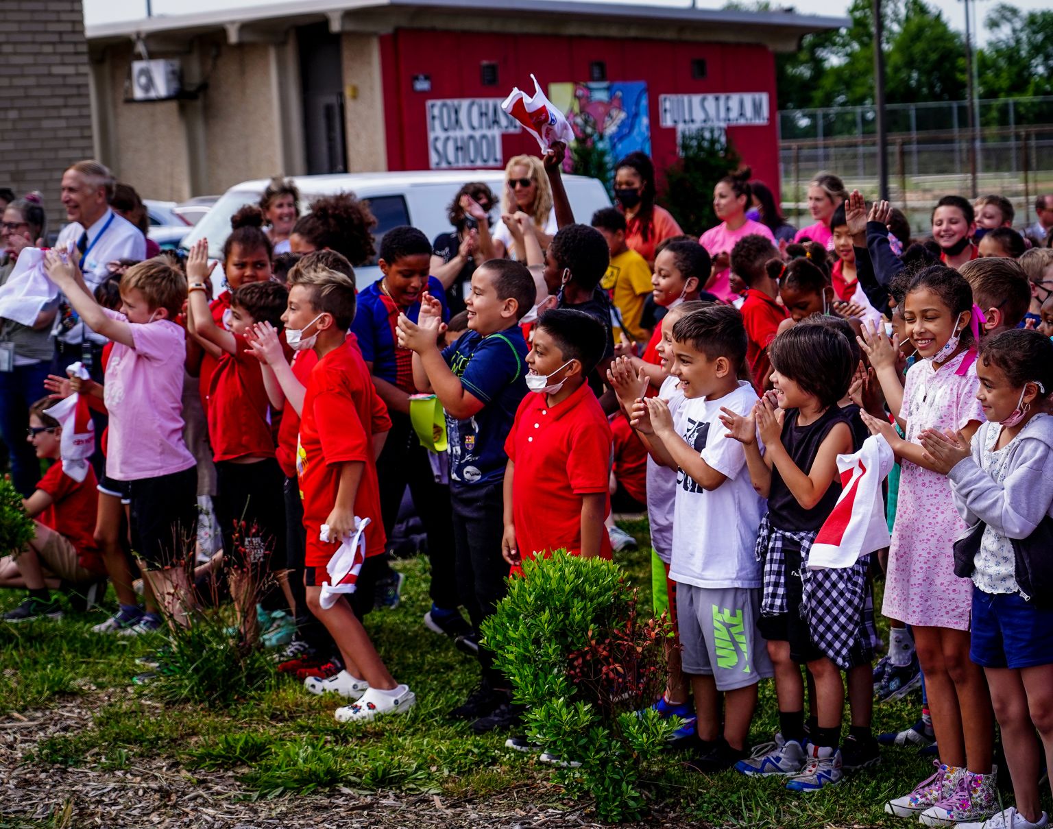 Tree Delivery to Fox Chase School | Philadelphia Phillies ...