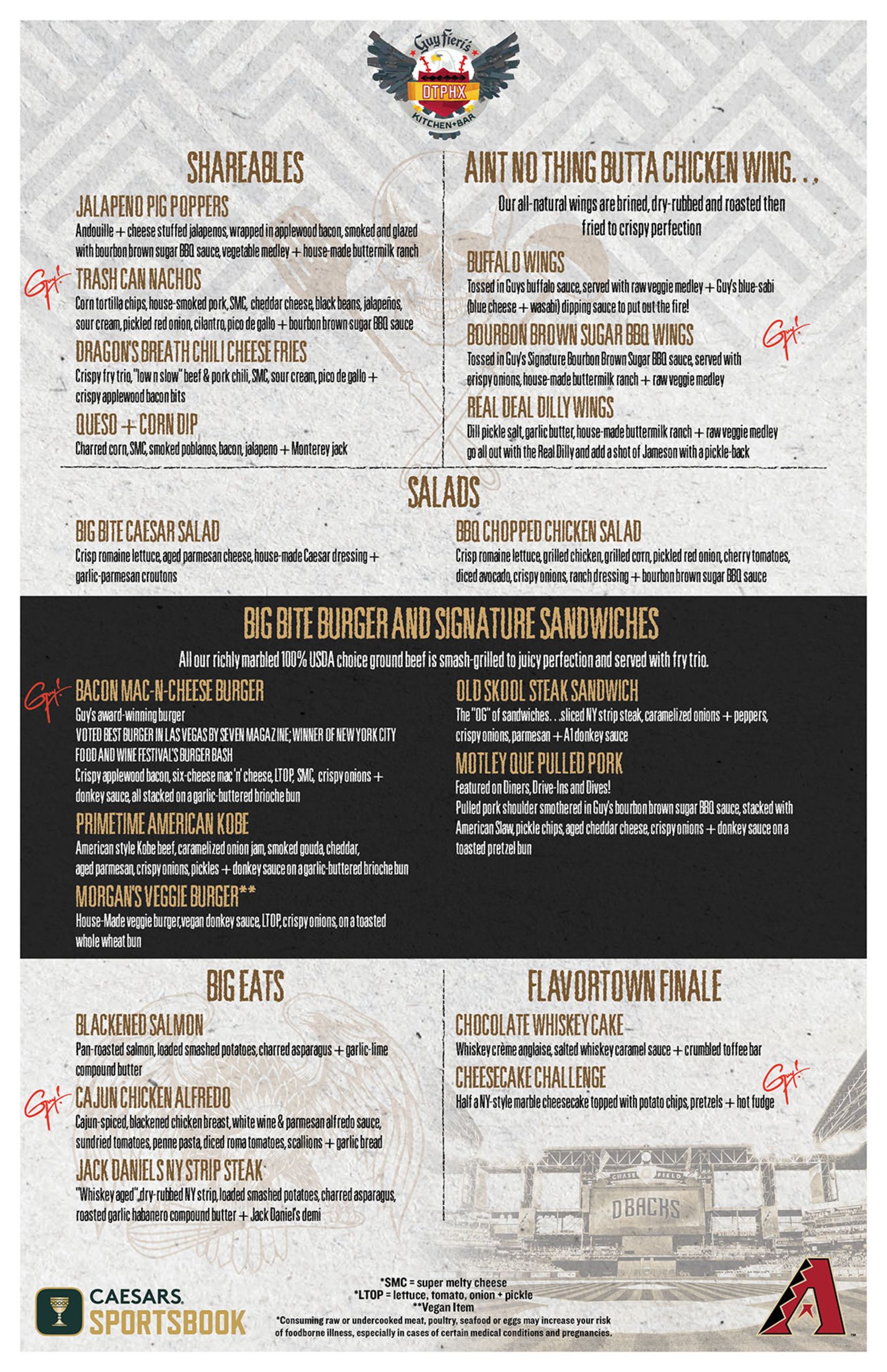 Guy Fieri’s DTPHX Kitchen + Bar | Arizona Diamondbacks