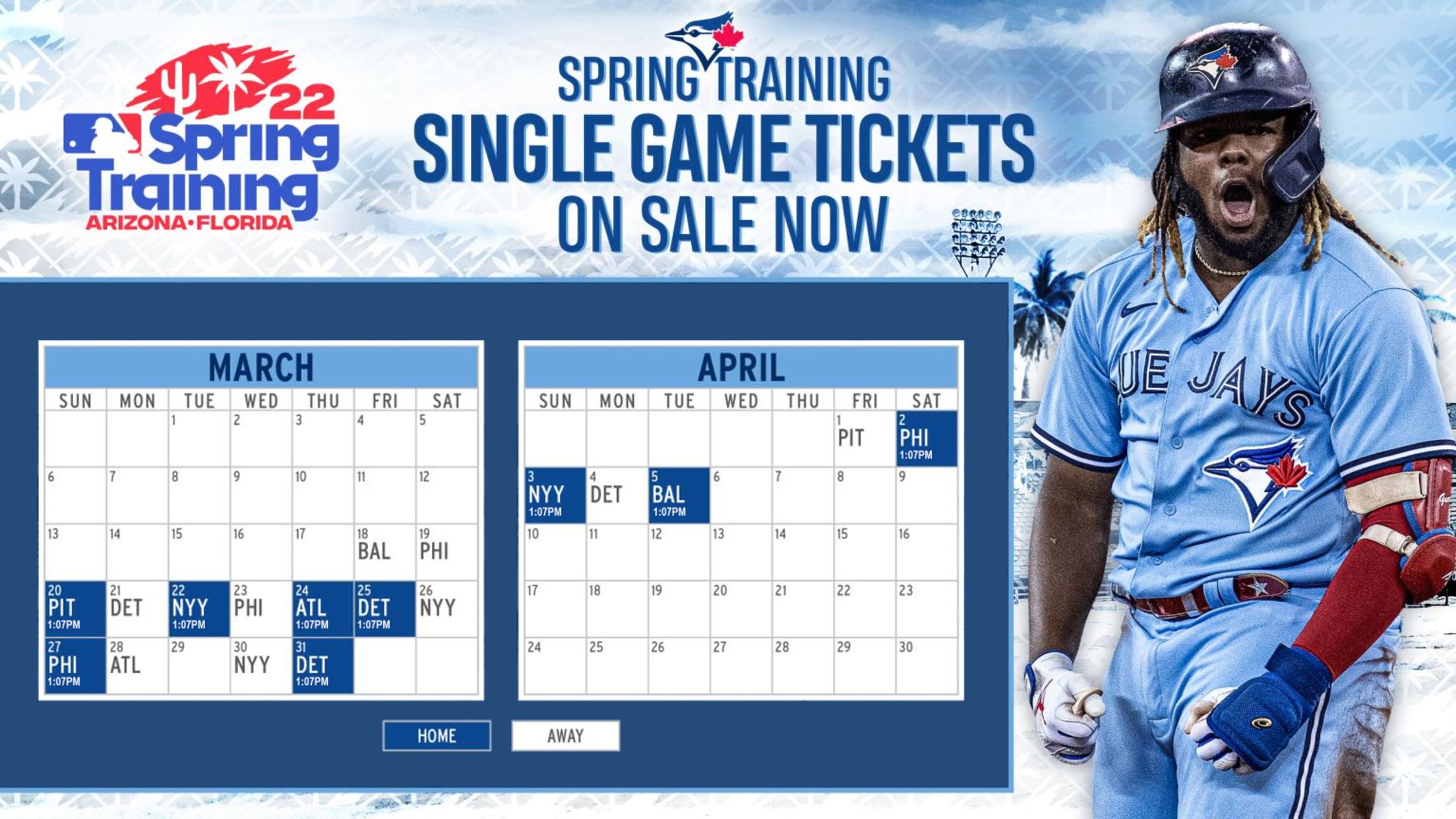 Spring Training Single Game Tickets | Toronto Blue Jays