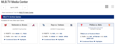 MLB.TV | Subscription Access | How to Log In | MLB.com