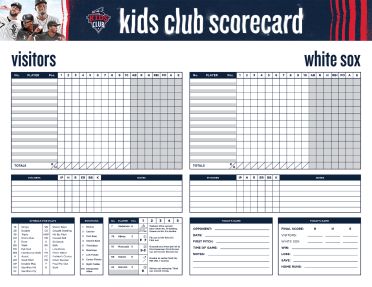 Printable Kids Worksheets | Chicago White Sox