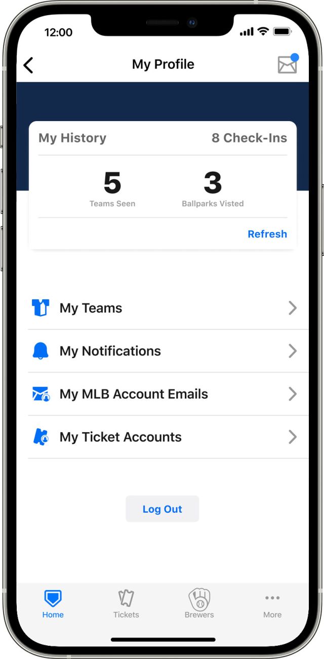 MLB Ballpark app | Milwaukee Brewers