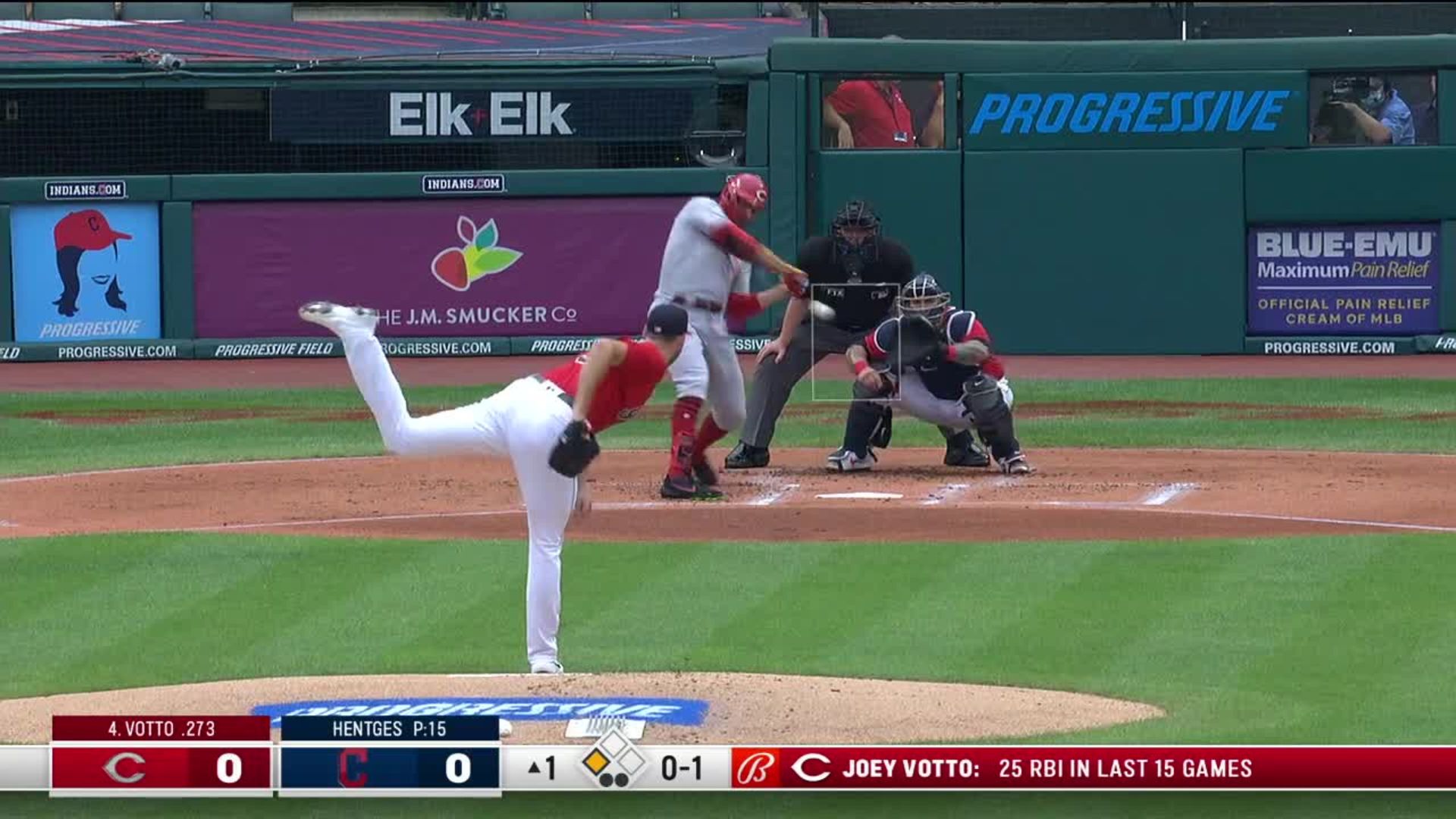 Reds @ Indians