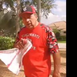 johnny bench batting practice