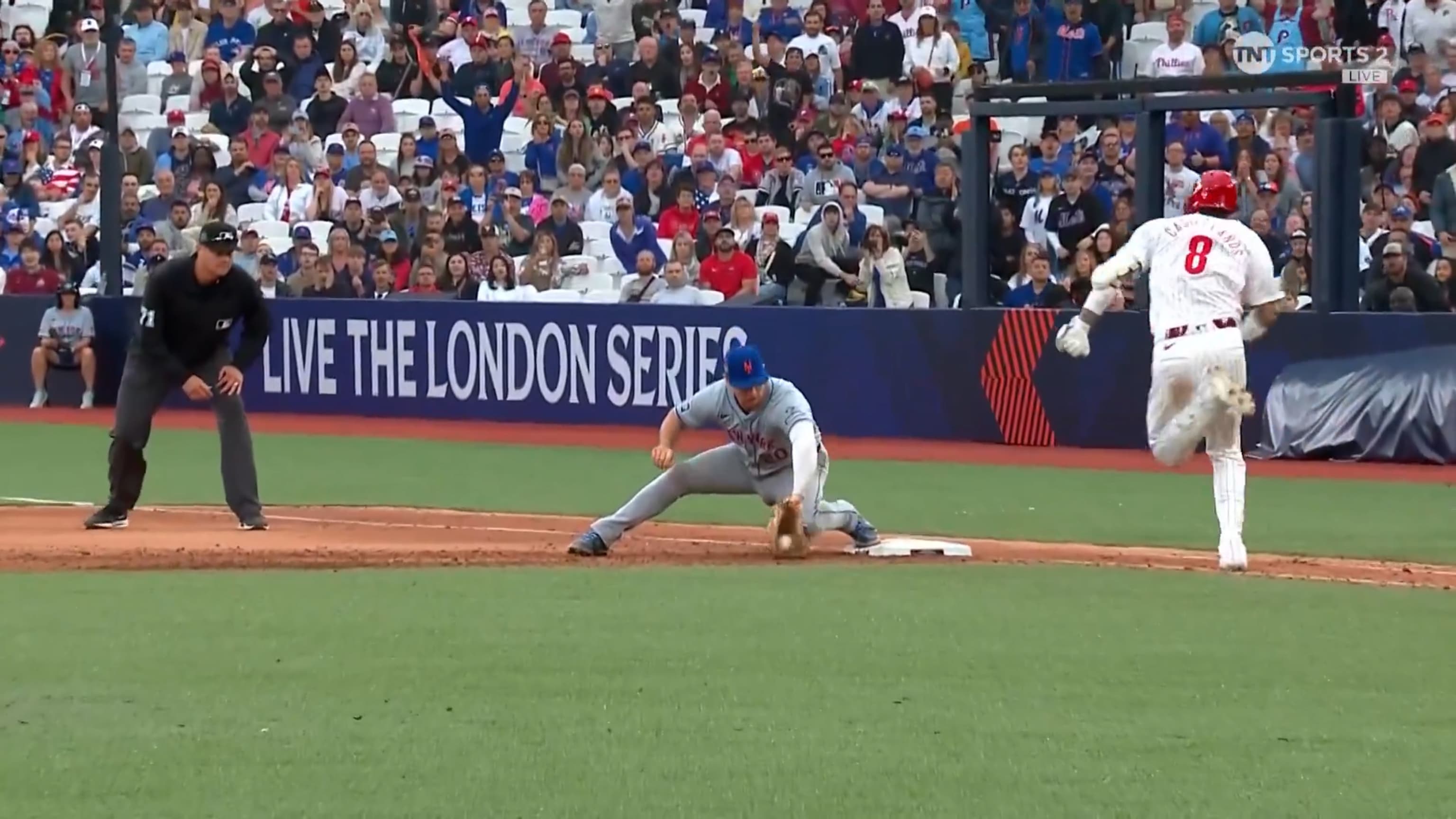 RARE double play caps wild finish to London Series - Other Baseball ...