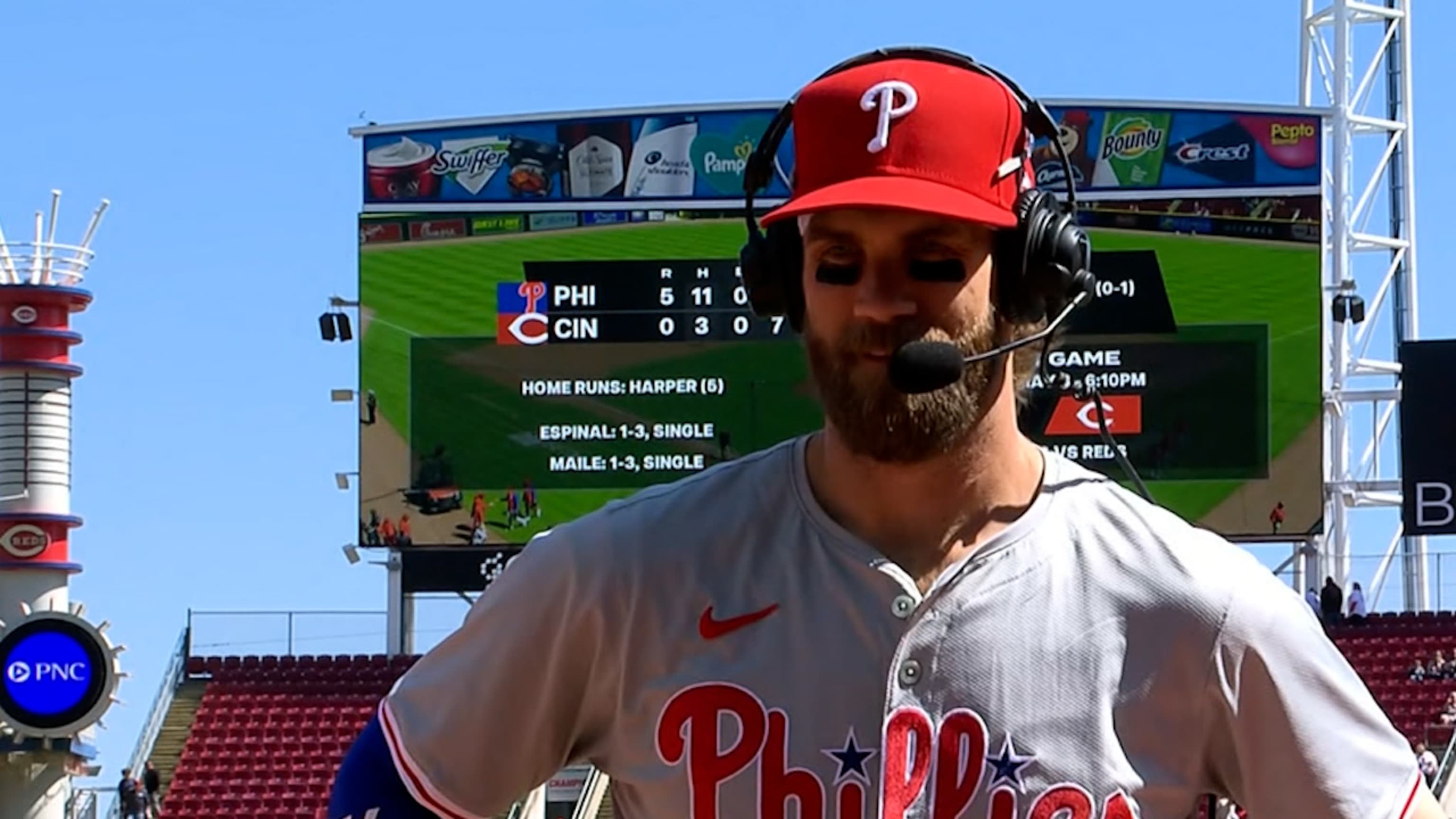 Bryce Harper Dad 3 For 3'! Phils Bryce Harper & Wife Reveal They're