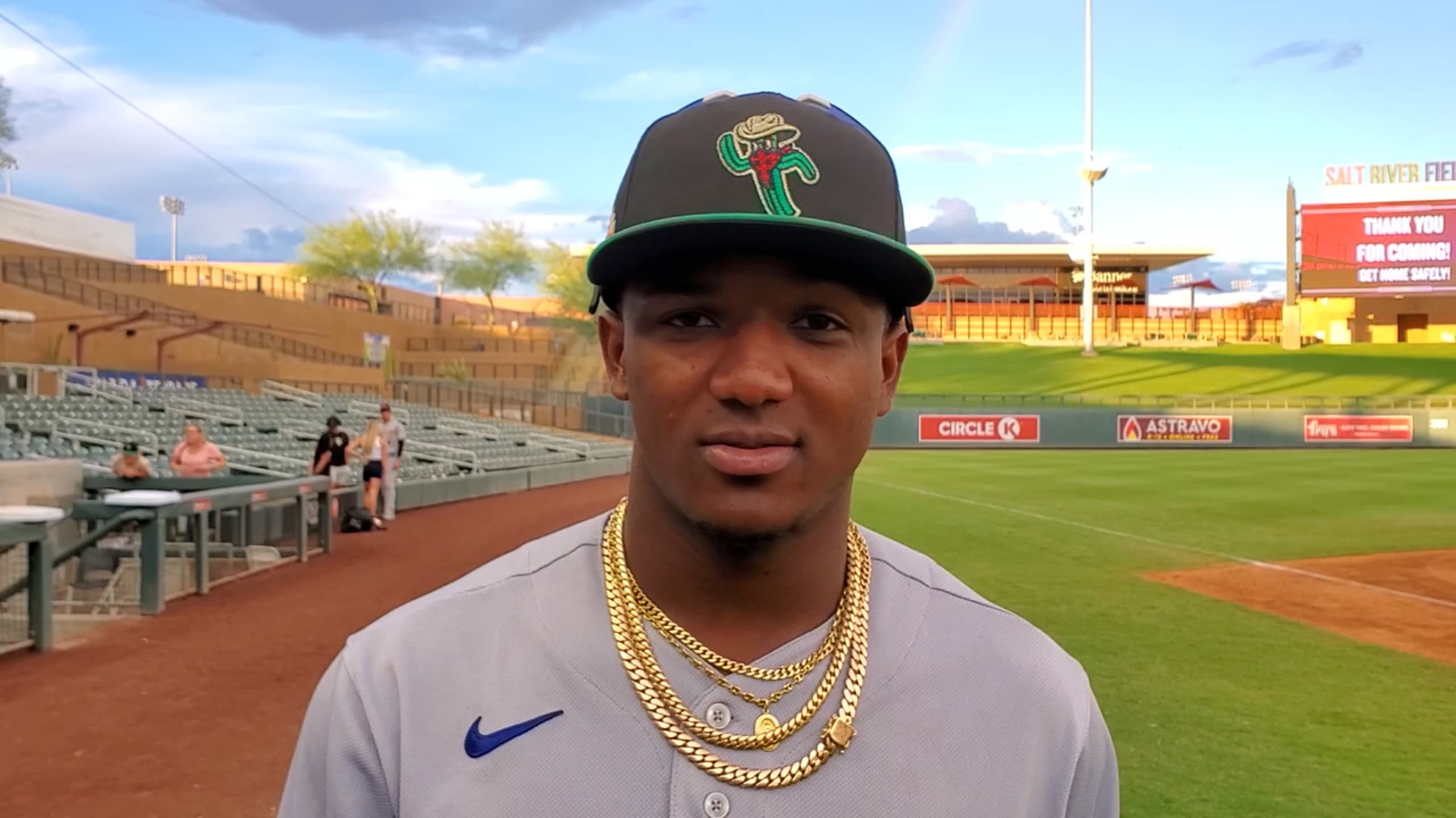 Luisangel Acuña on Fall League