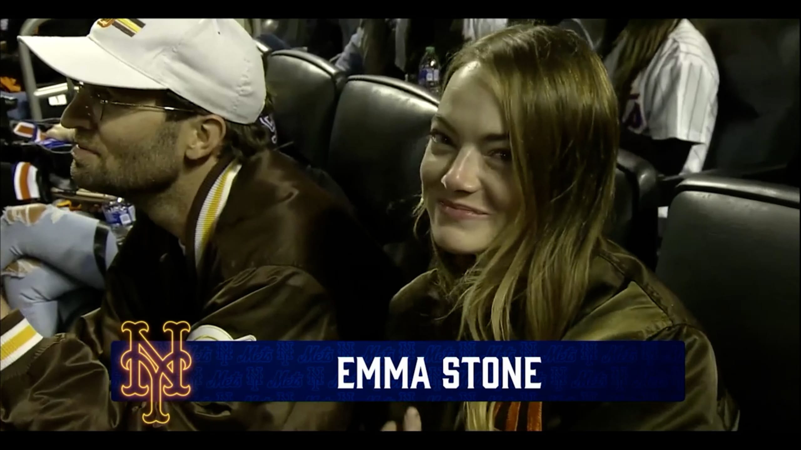 Emma Stone reps the Padres