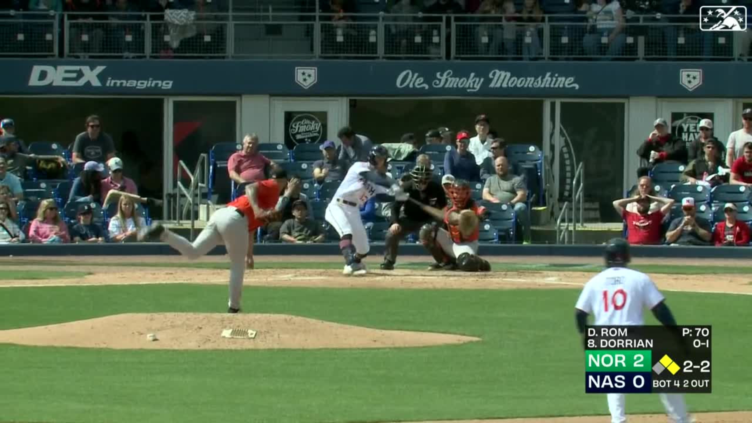 Drew Rom fans Patrick Dorrian