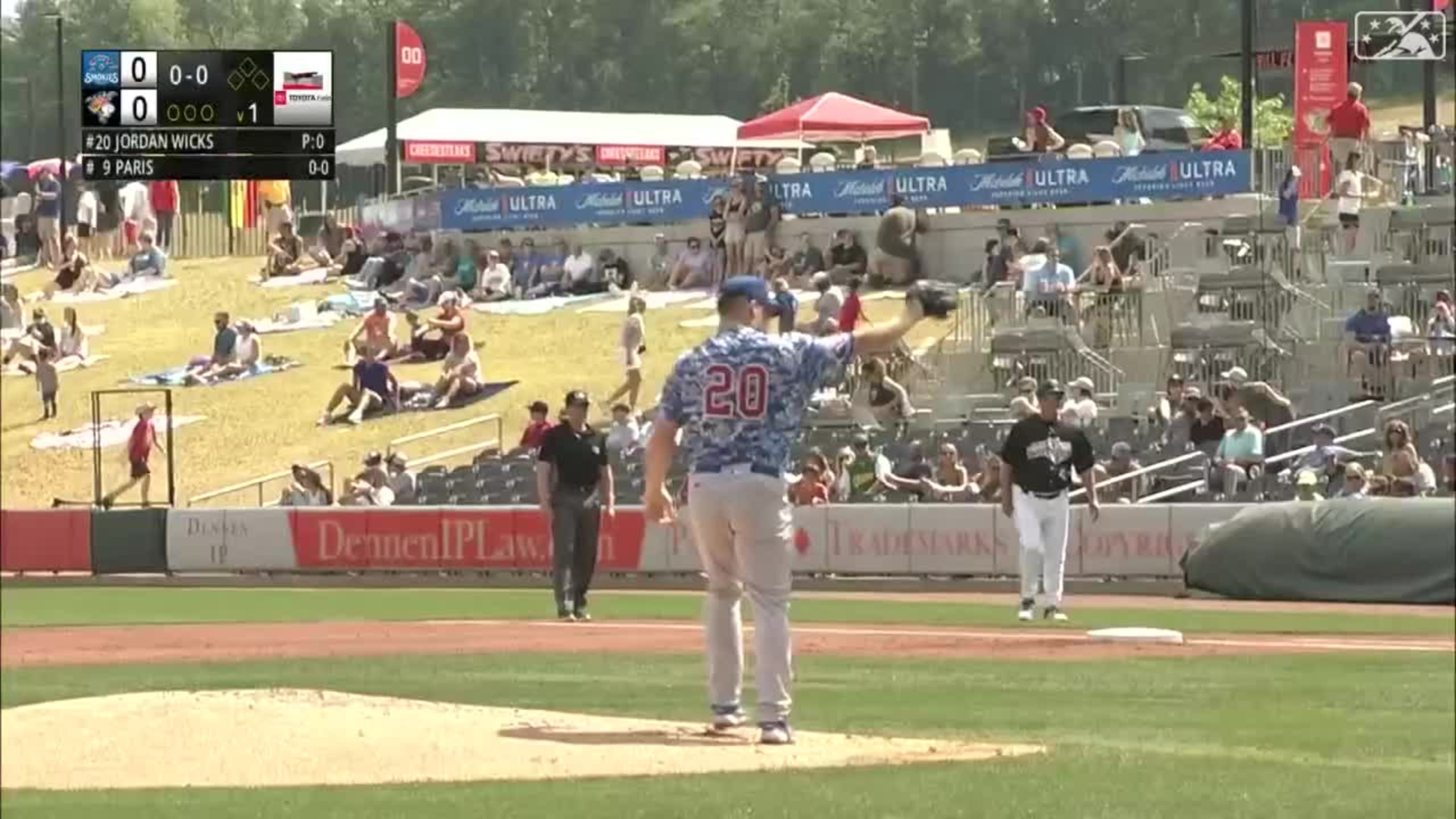 Jordan Wicks' five hitless frames