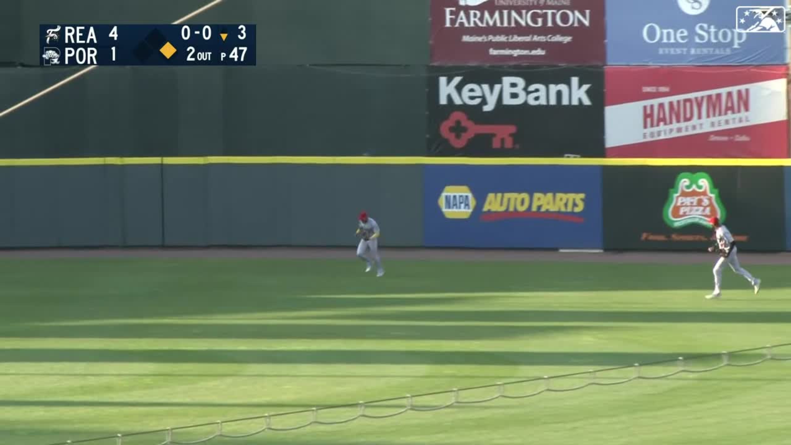 Johan Rojas' home run robbery