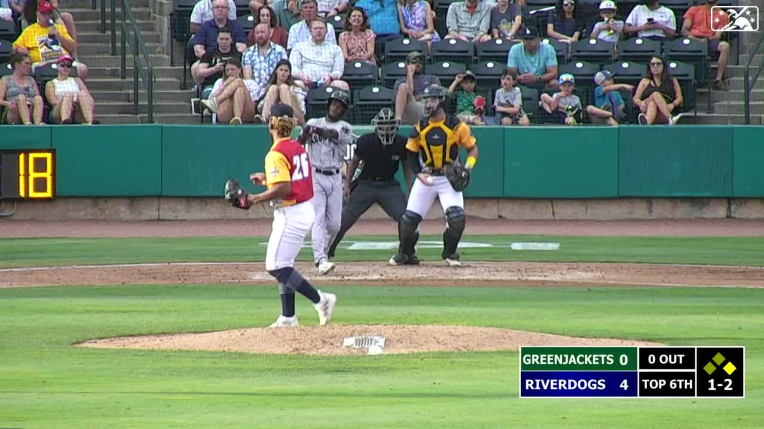 Yoniel Curet's sixth strikeout
