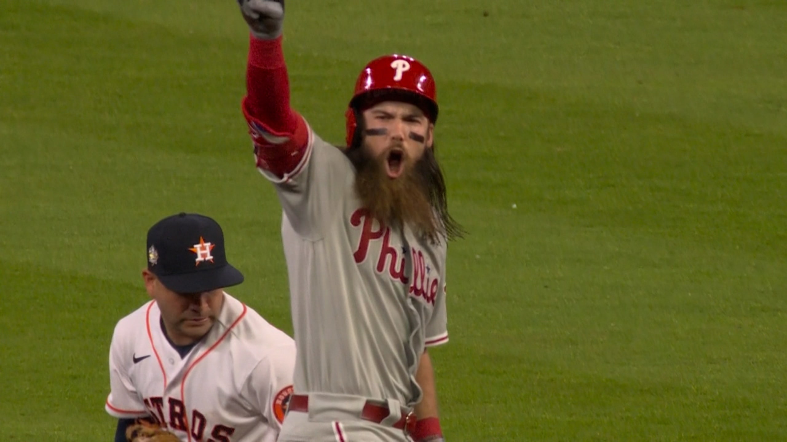 Brandon Marsh's leadoff double