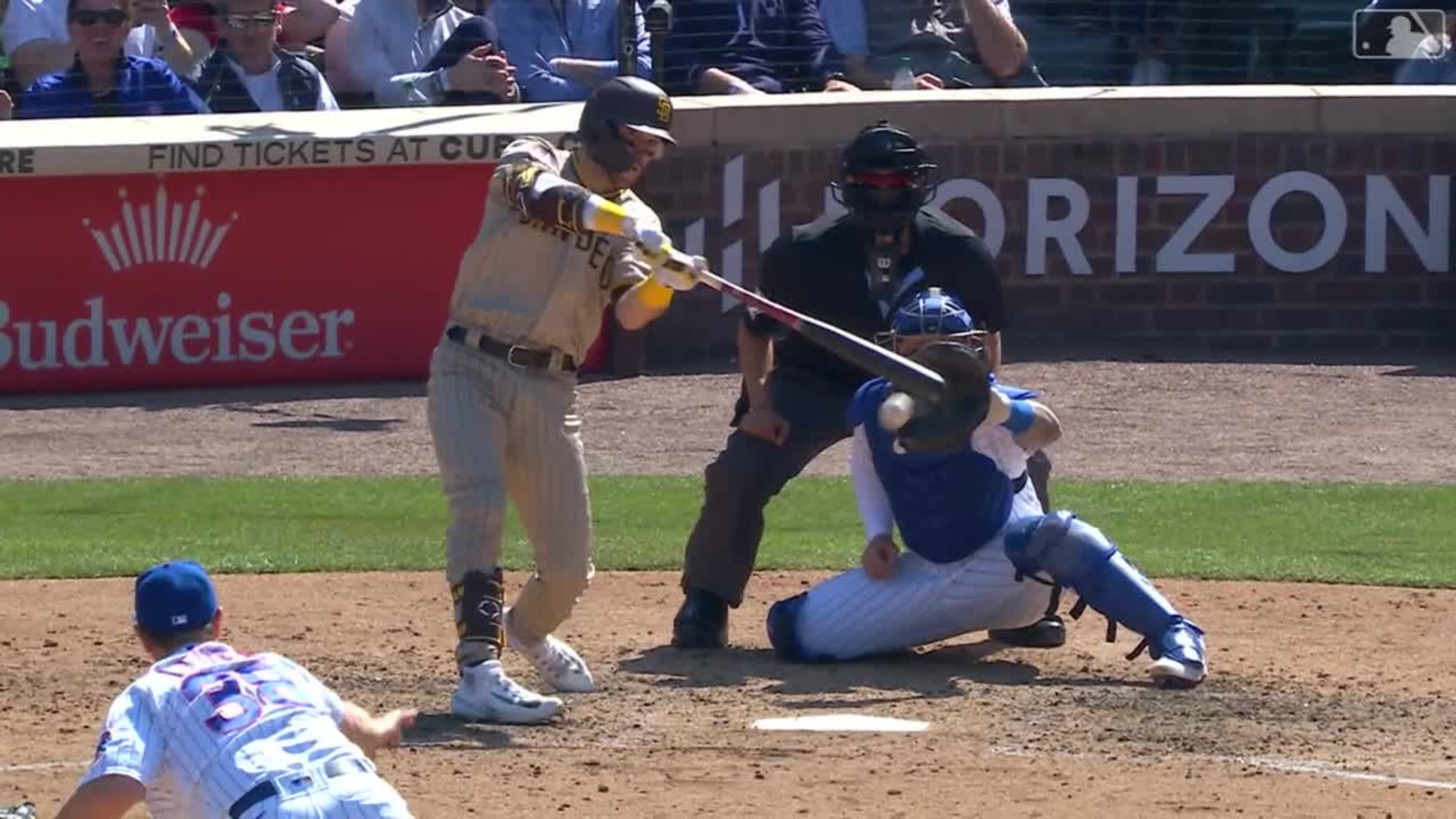Brett Sullivan's first career hit