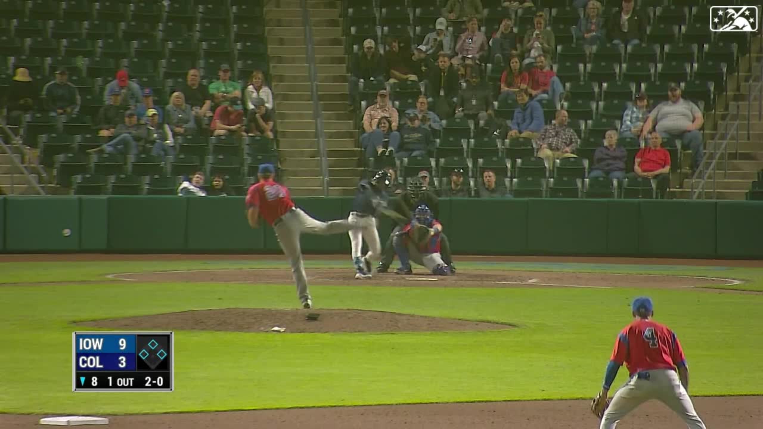 Brayan Rocchio's first home run