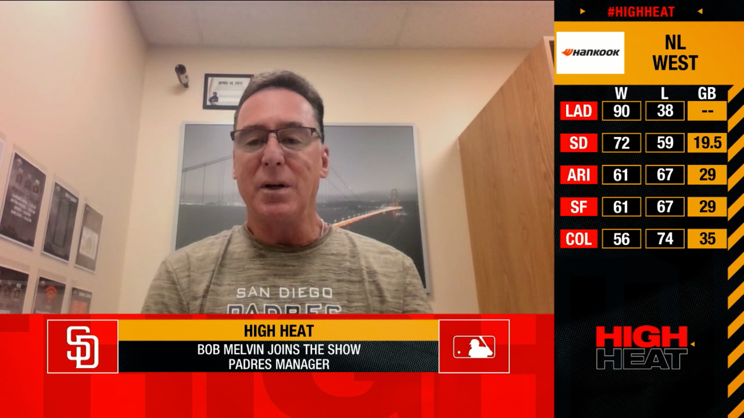 Bob Melvin on Padres, Giants