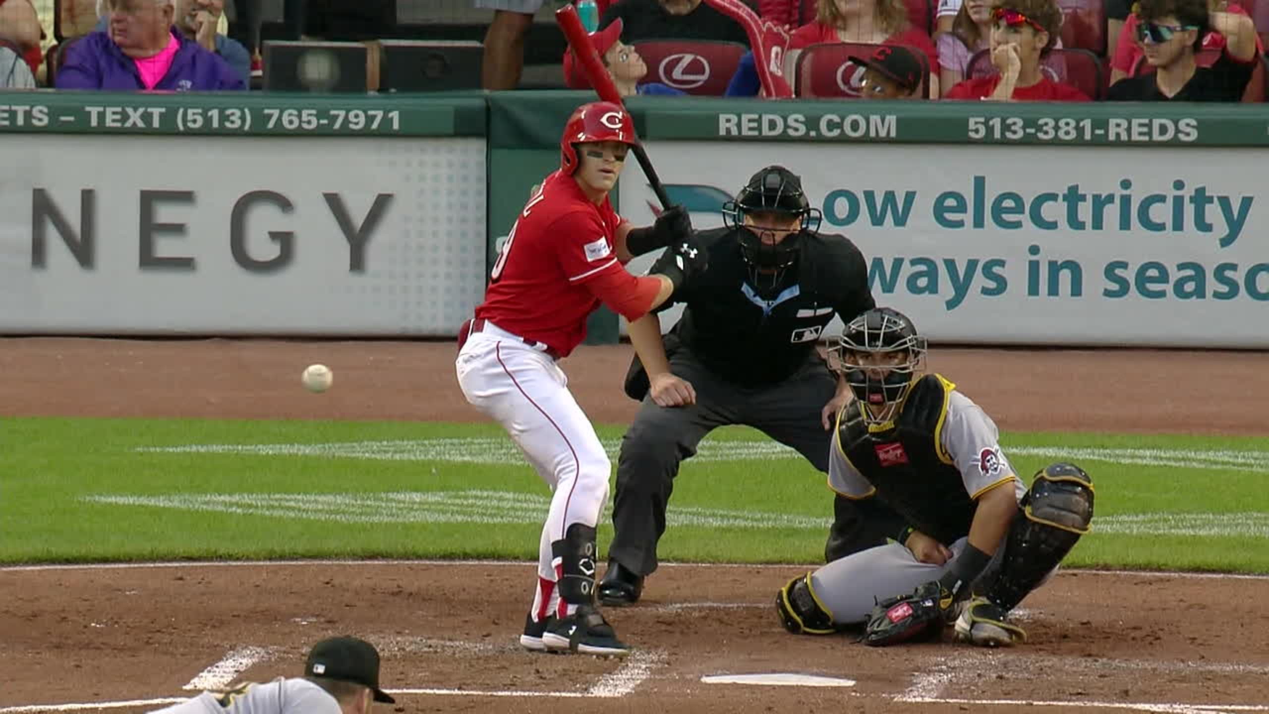 Reds score five in the 2nd