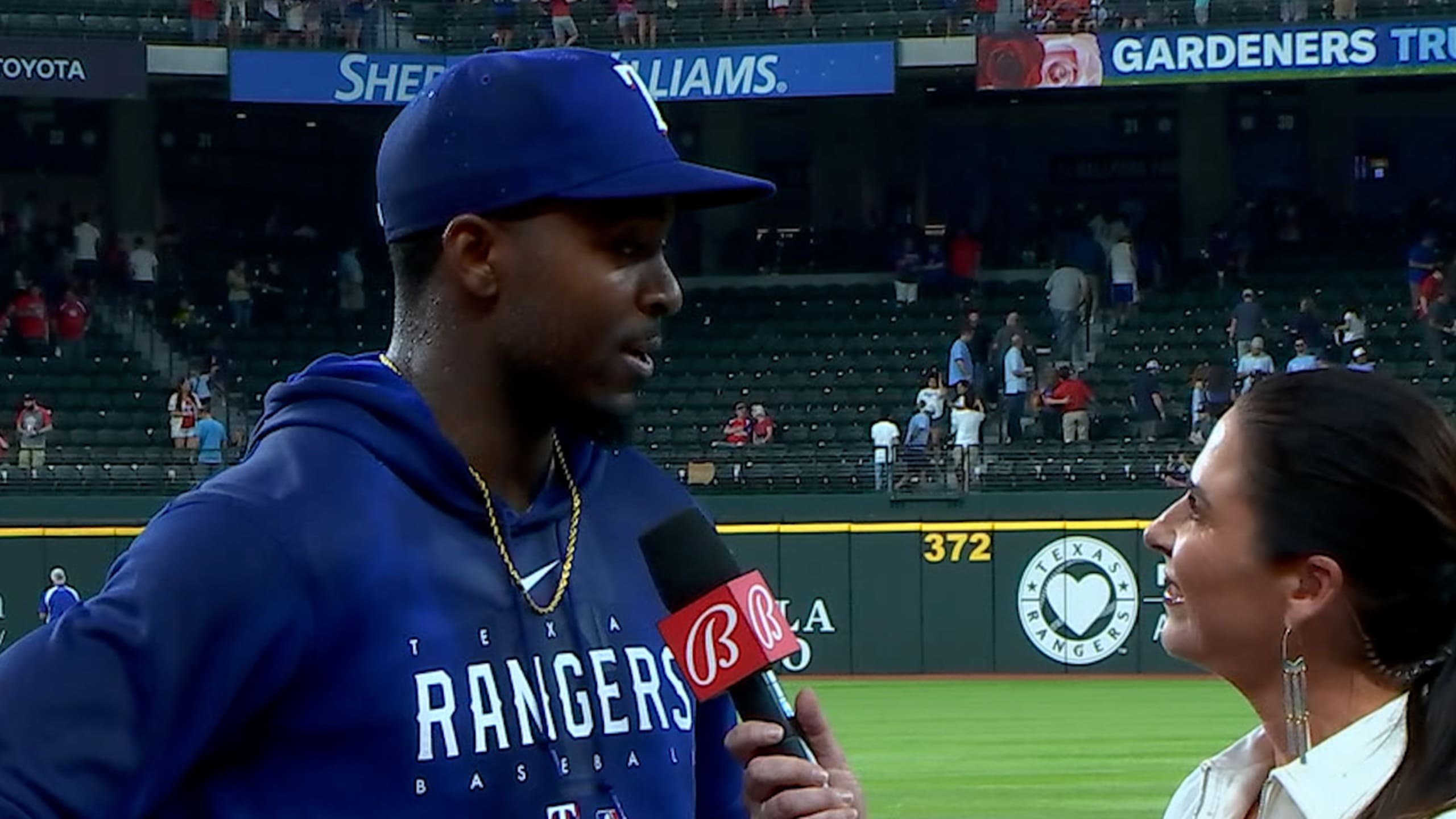 Alex Speas on his MLB debut