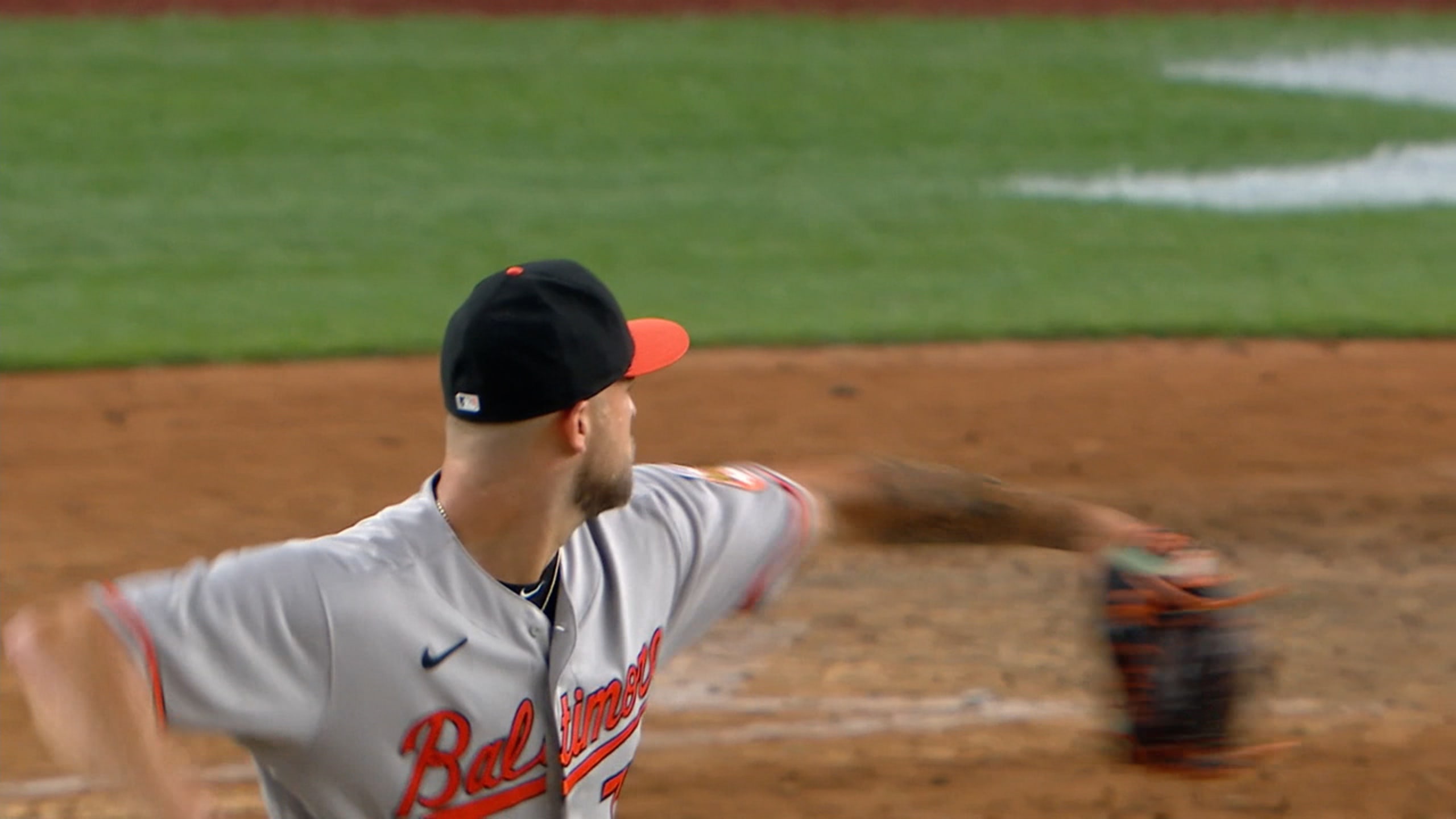 Chris Vallimont's MLB debut