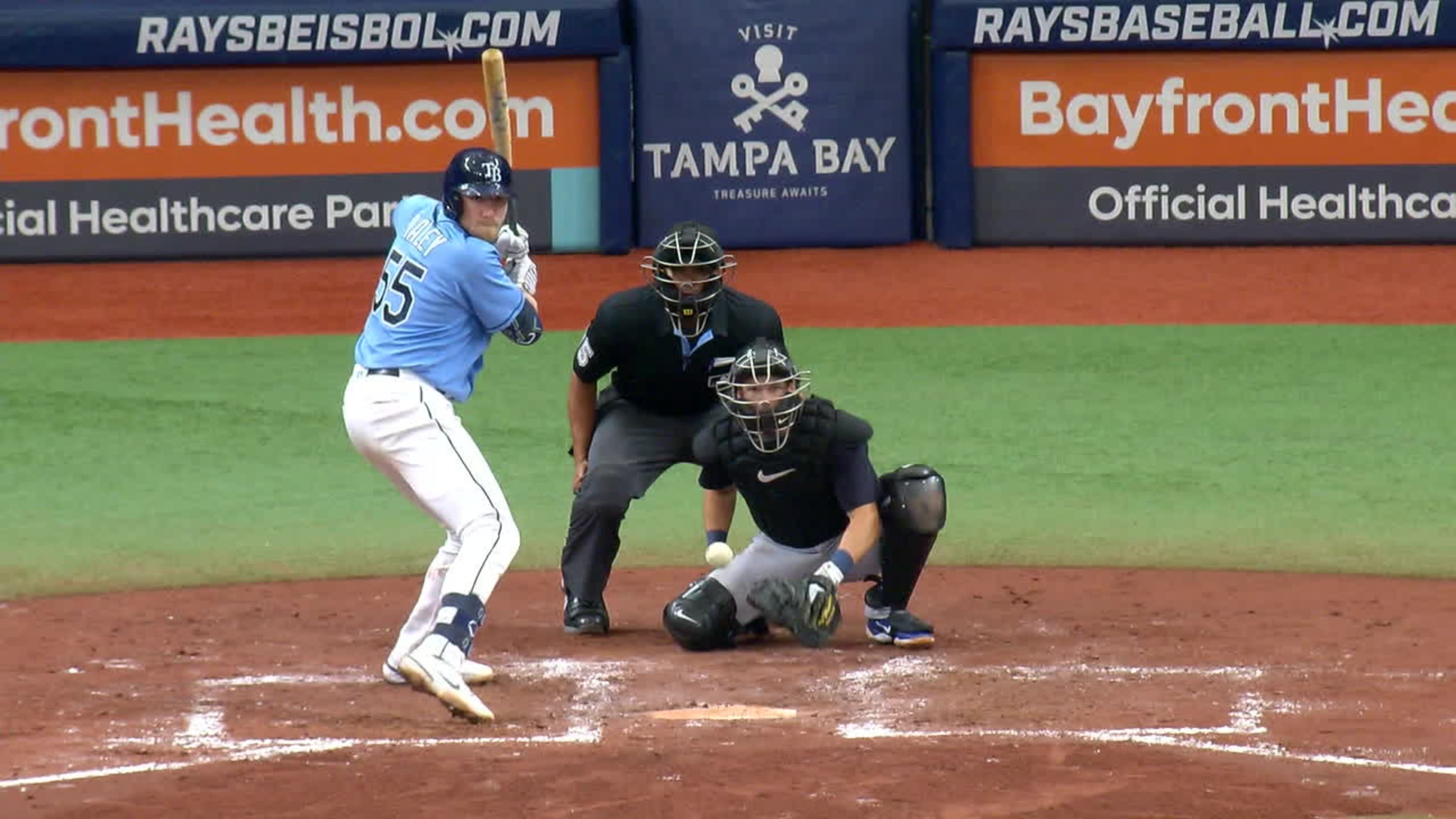 Luke Raley drives in two runs