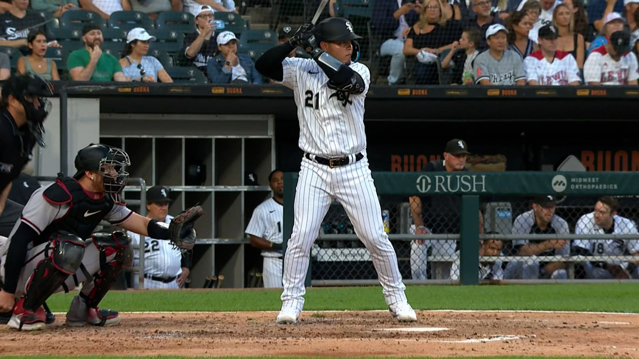 Carlos Pérez's first MLB hit